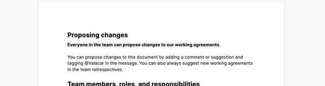 The essential guide to agile team working agreements | Swarmia